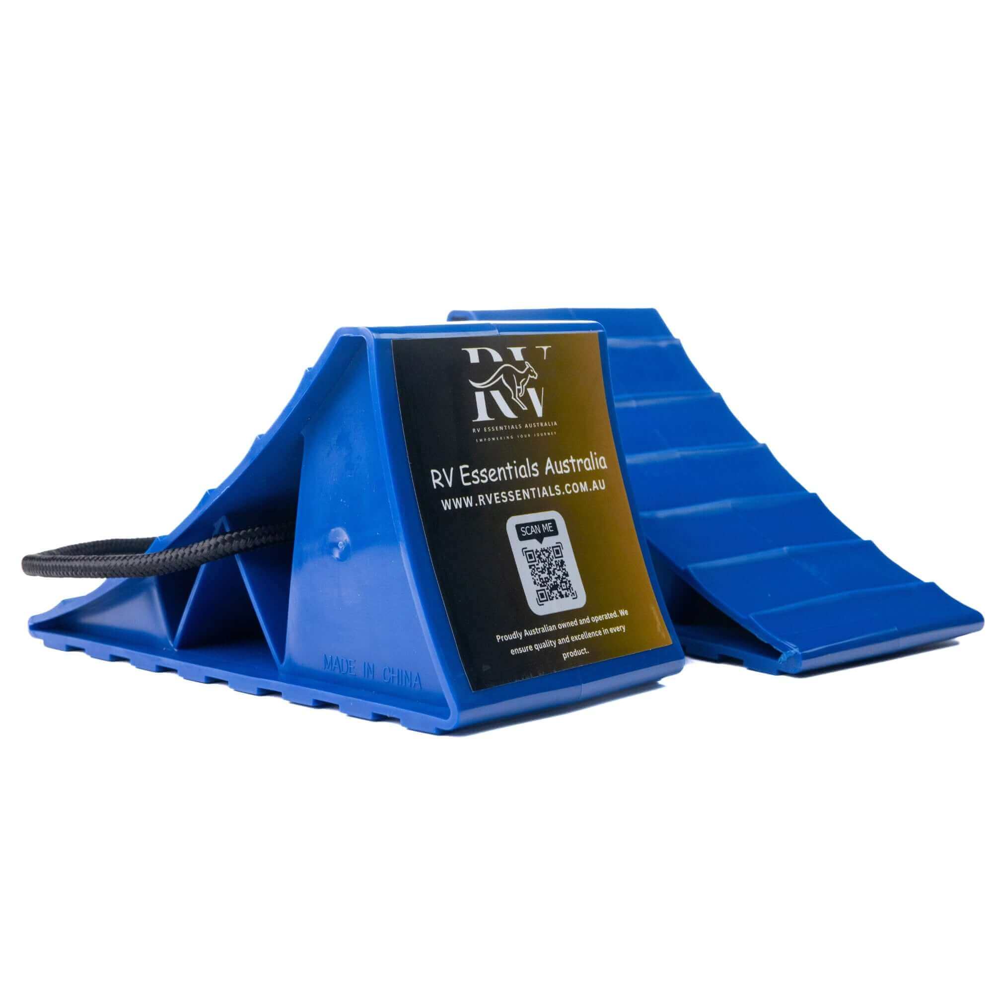 Caravan & RV Wheel Chocks (Pair) - RV Essentials Australia